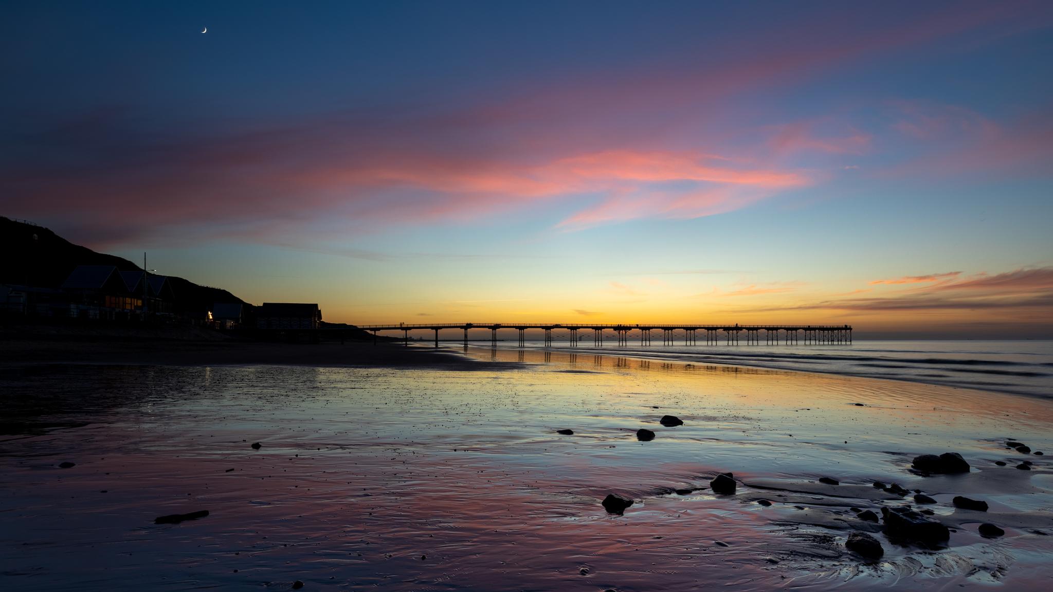 Saltburn Sunset | Kris Brown Photography